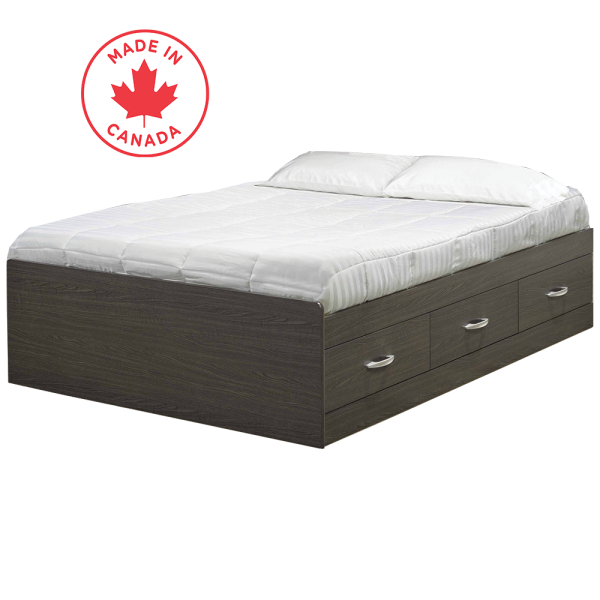 Platform Bed Base with Storage Drawers 1100 - 16 Colours - Twin, Double ...